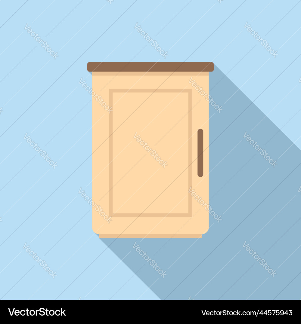 Modular furniture icon flat interior Royalty Free Vector