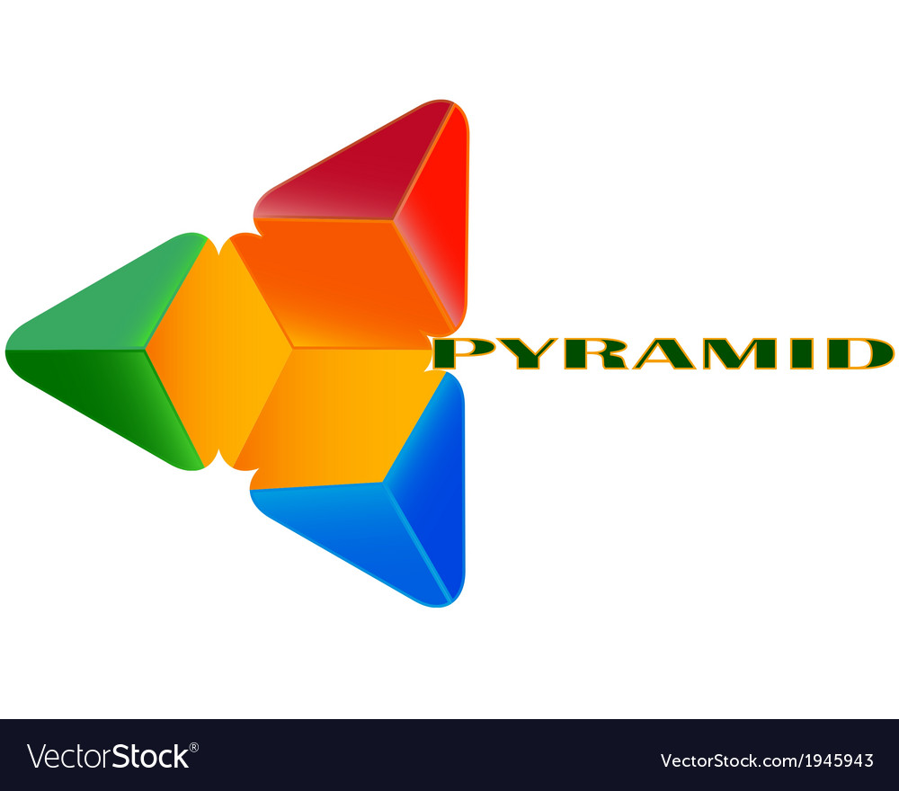 Pyramid Royalty Free Vector Image - VectorStock