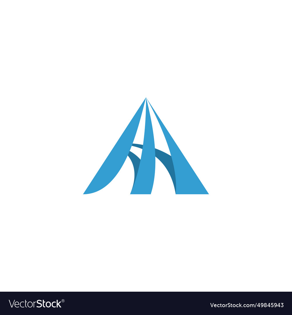 Triangle logo Royalty Free Vector Image - VectorStock