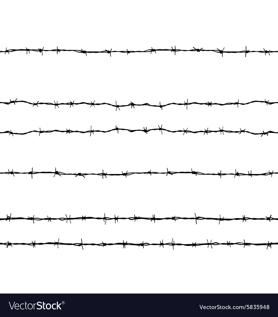 Barbed wire Royalty Free Vector Image - VectorStock