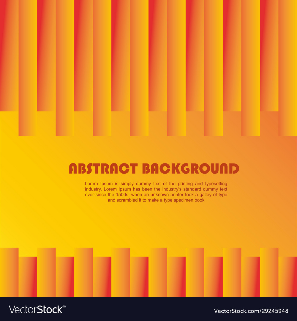 Colorful orange yellow abstract background design Vector Image Colorful orange yellow abstract background design Vector Image