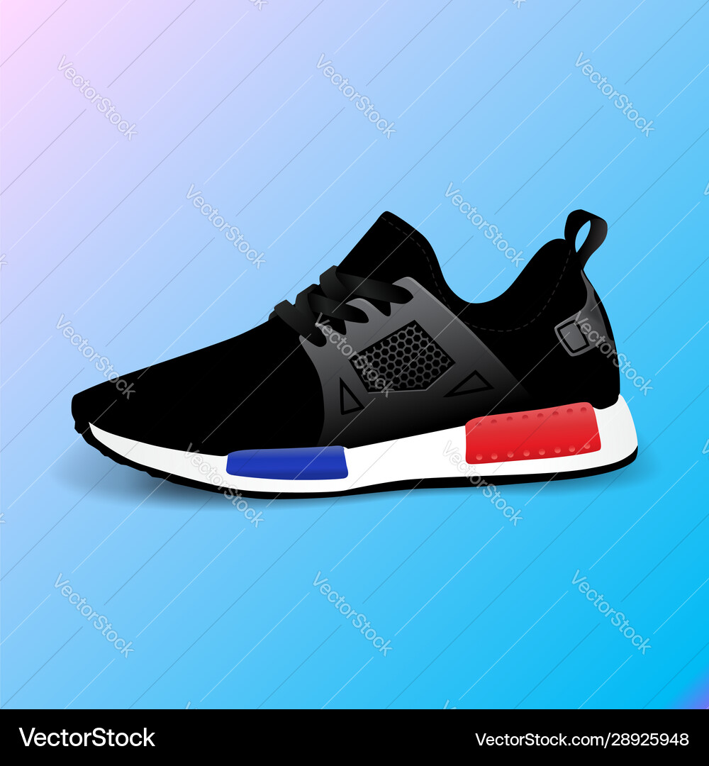 Realistic sport running shoe for training Vector Image
