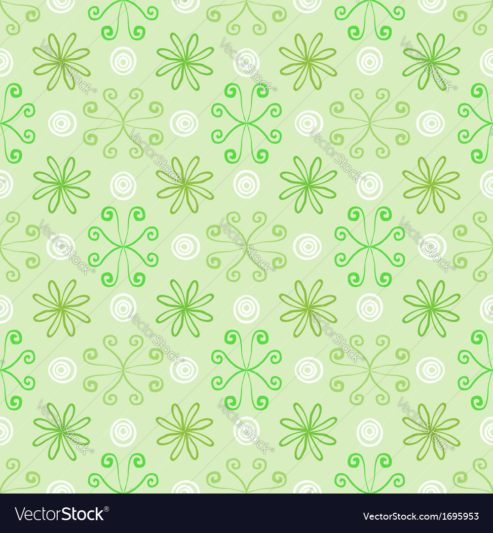 Abstract floral spring pattern Royalty Free Vector Image