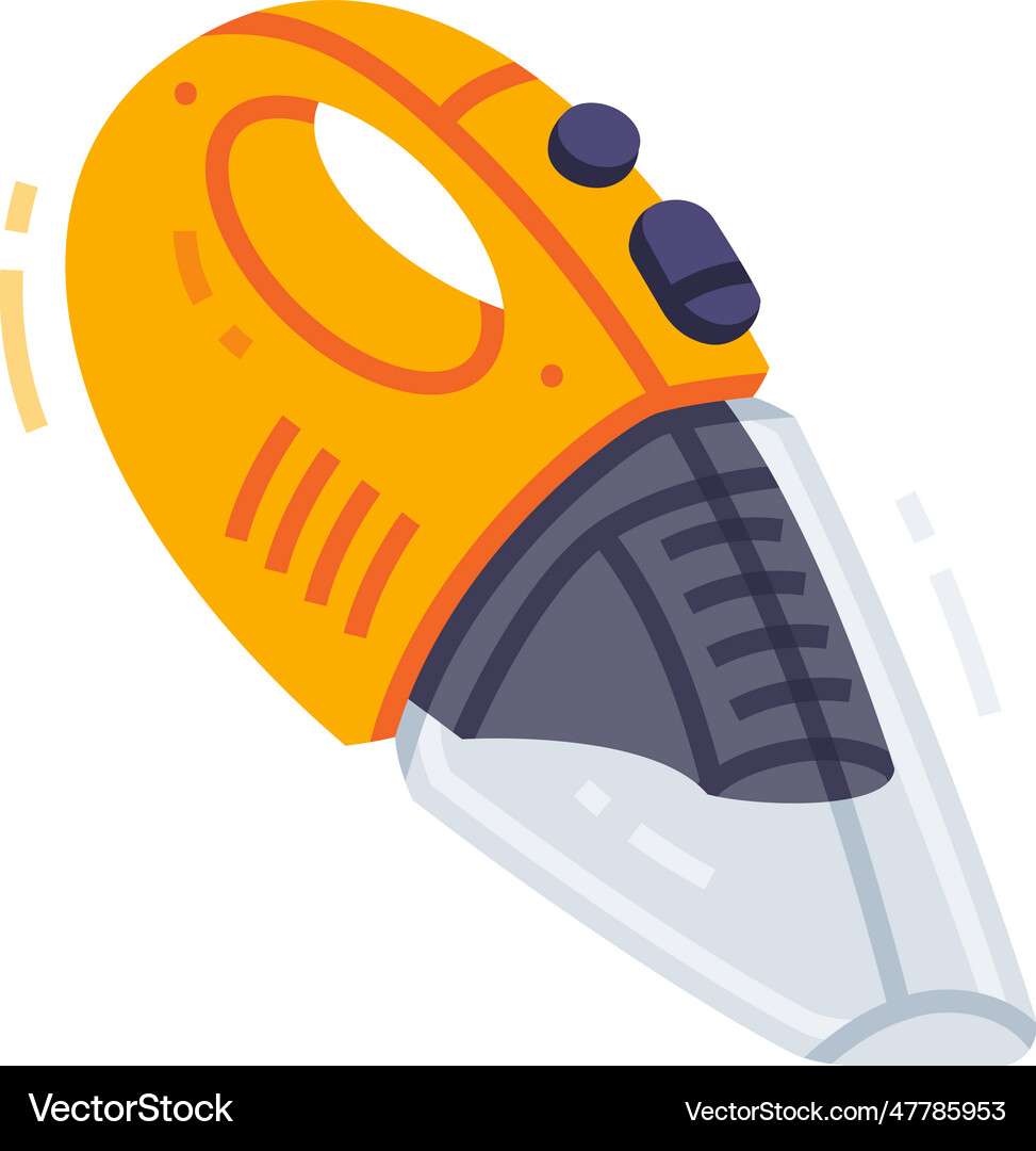 Handheld portable vacuum cleaner or hoover Vector Image