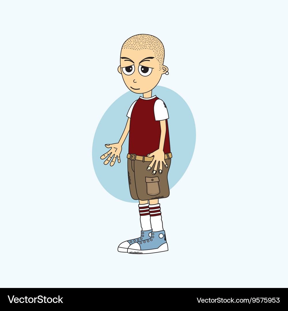 Male cartoon character Royalty Free Vector Image