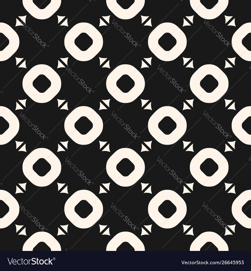 Seamless pattern with simple geometric shapes Vector Image