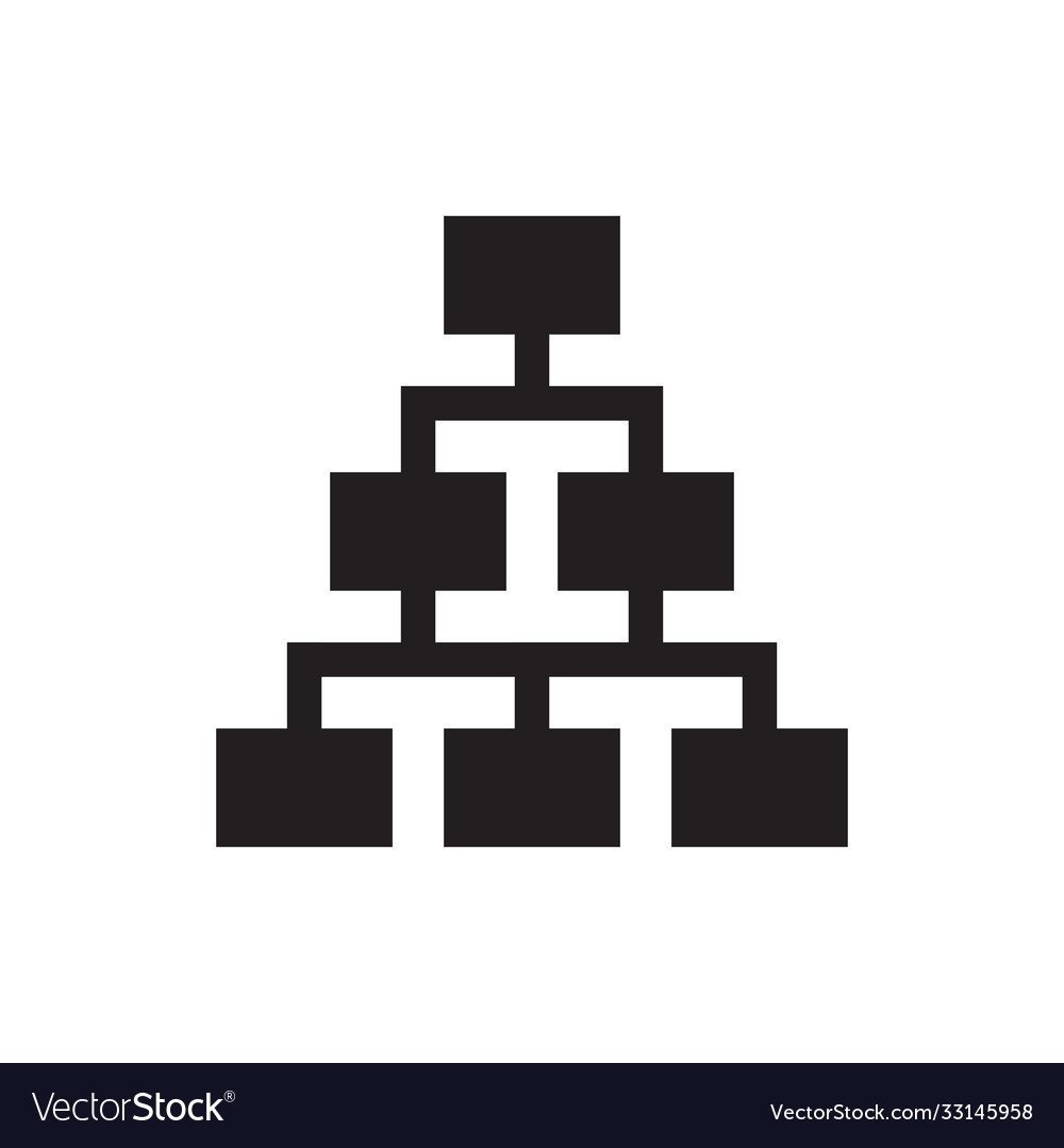 Computer network communication - black icon Vector Image