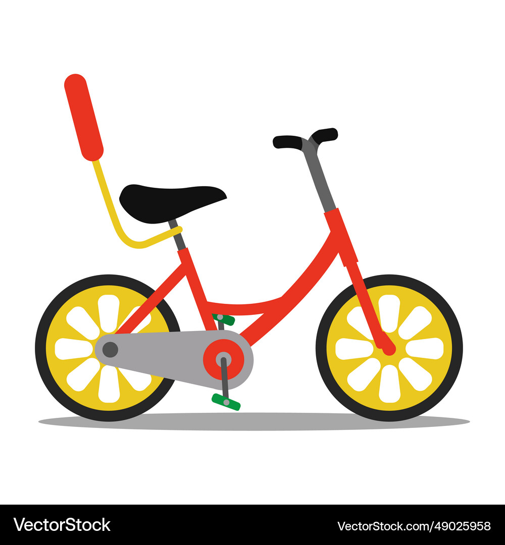 Image of kids cycle Royalty Free Vector Image - VectorStock