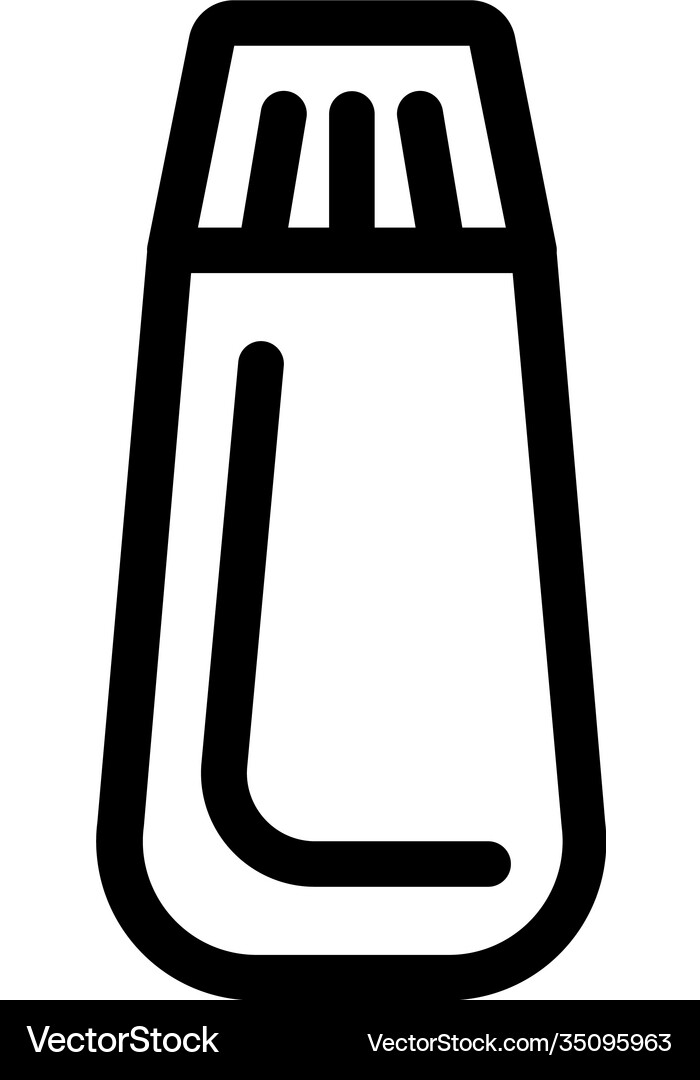 Education icon black and white line Royalty Free Vector