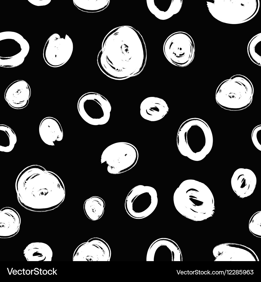 Seamless trendy modern brush spot Royalty Free Vector Image