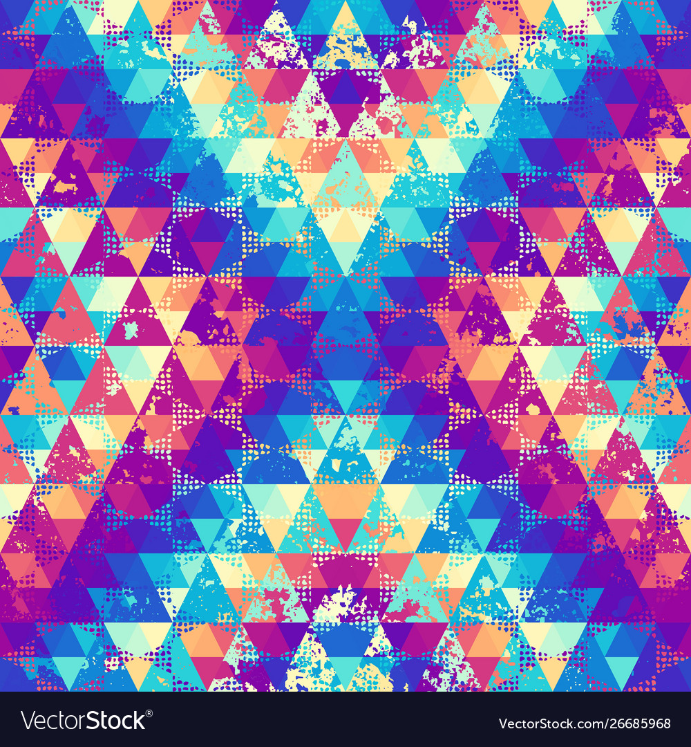 Seamless pattern background a triangles Royalty Free Vector