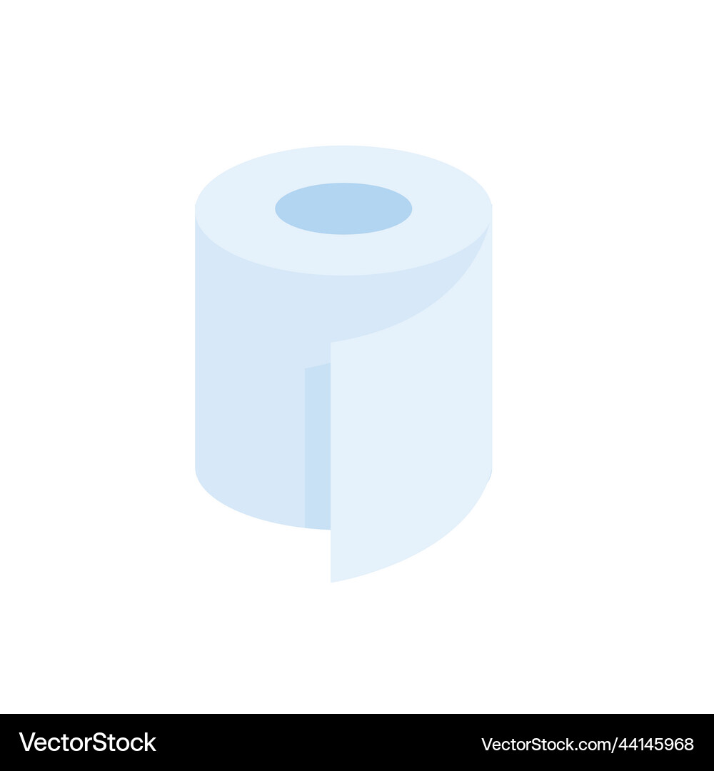 Tissue paper roll toilet for cleaning Royalty Free Vector