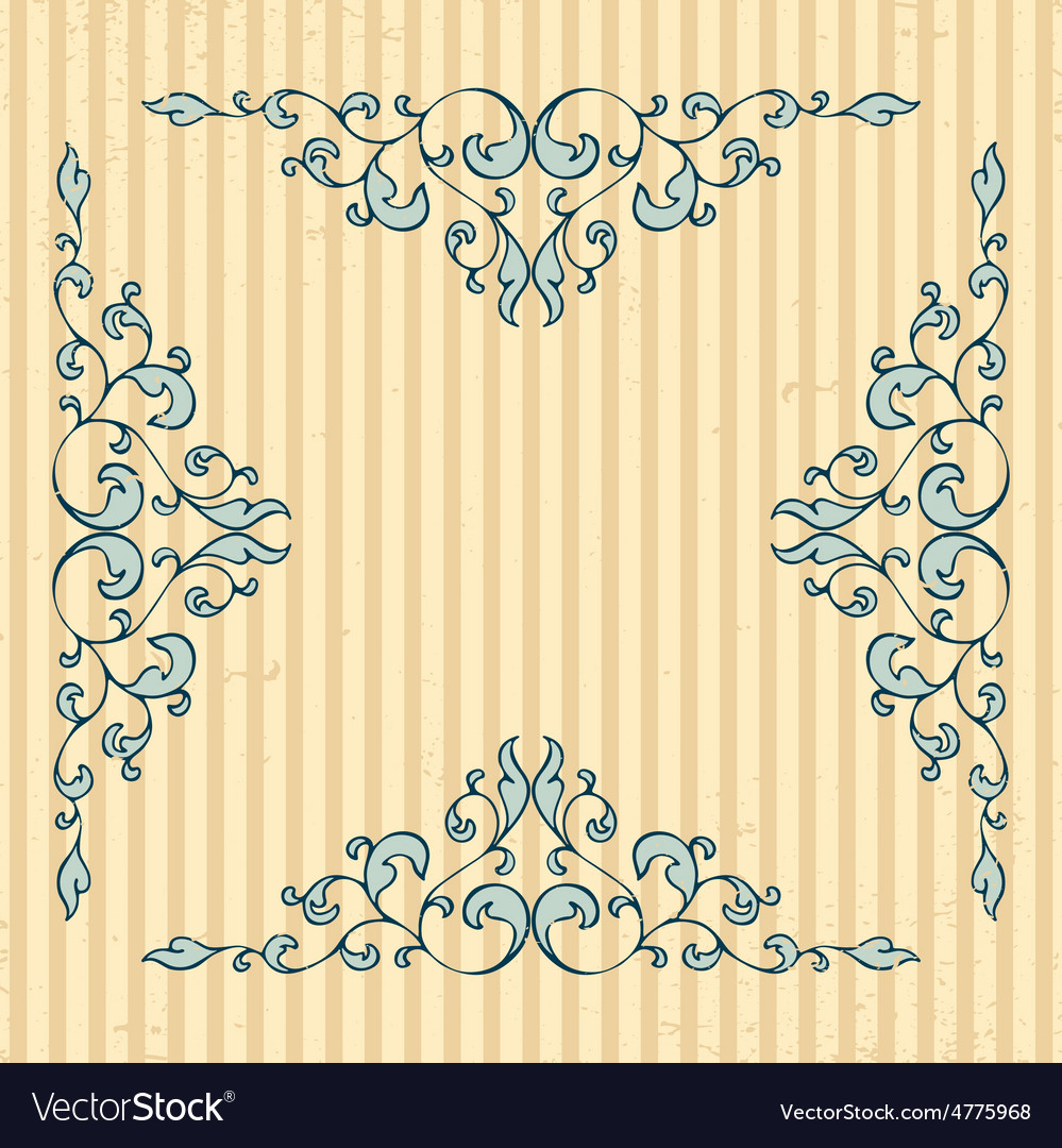 Vintage pattern Royalty Free Vector Image - VectorStock