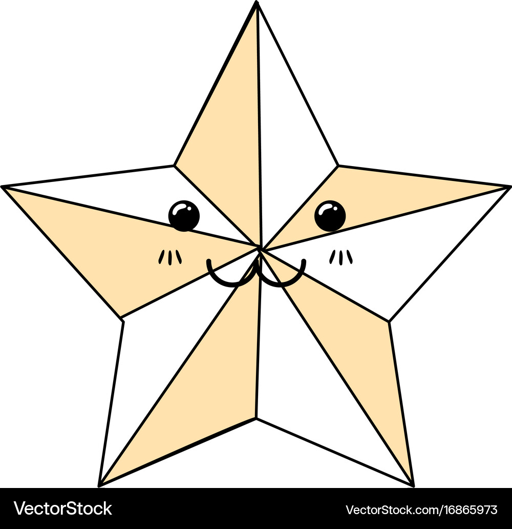 Christmas star symbol Royalty Free Vector Image