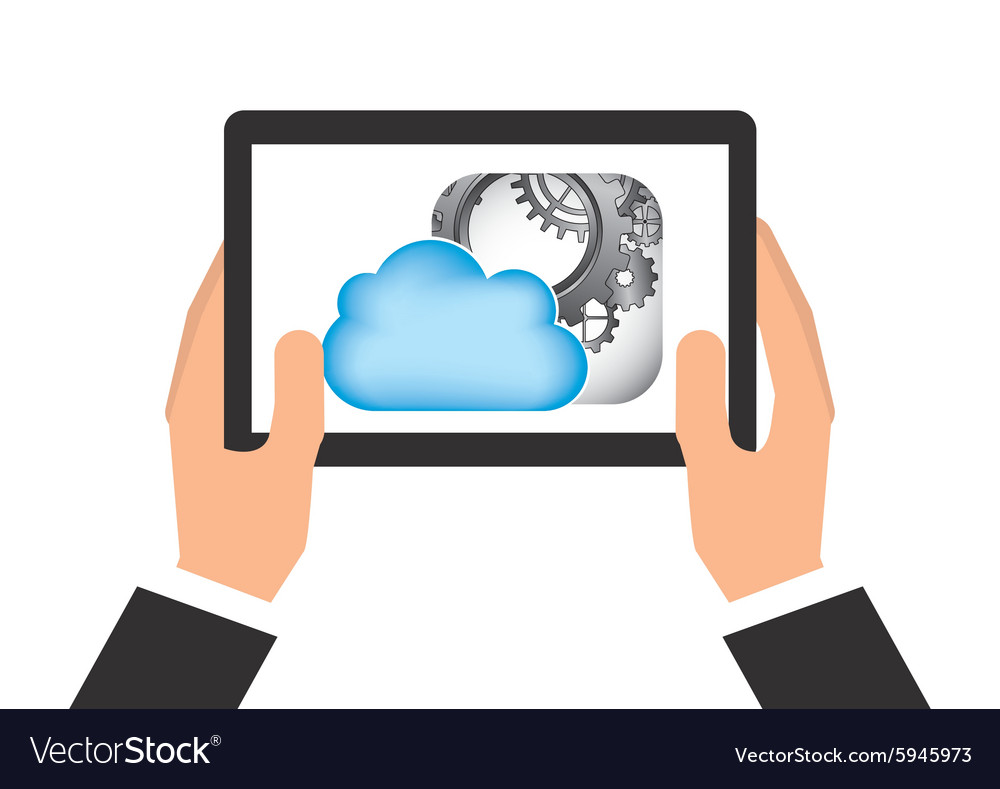 Cloud computing Royalty Free Vector Image - VectorStock