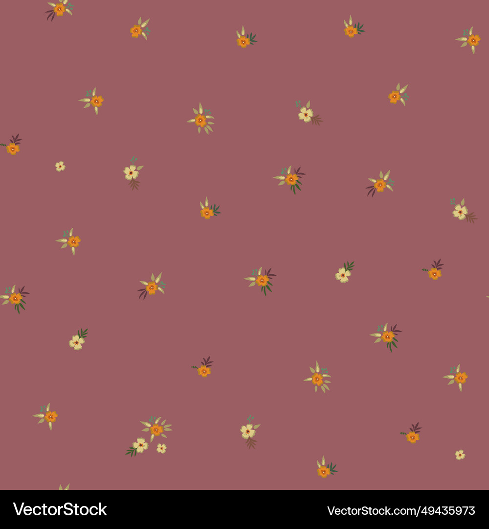 Colorful large-scale floral seamless Royalty Free Vector