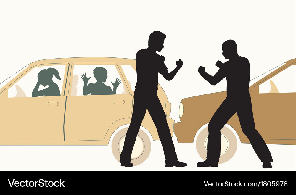 Roadrage Royalty Free Vector Image - VectorStock