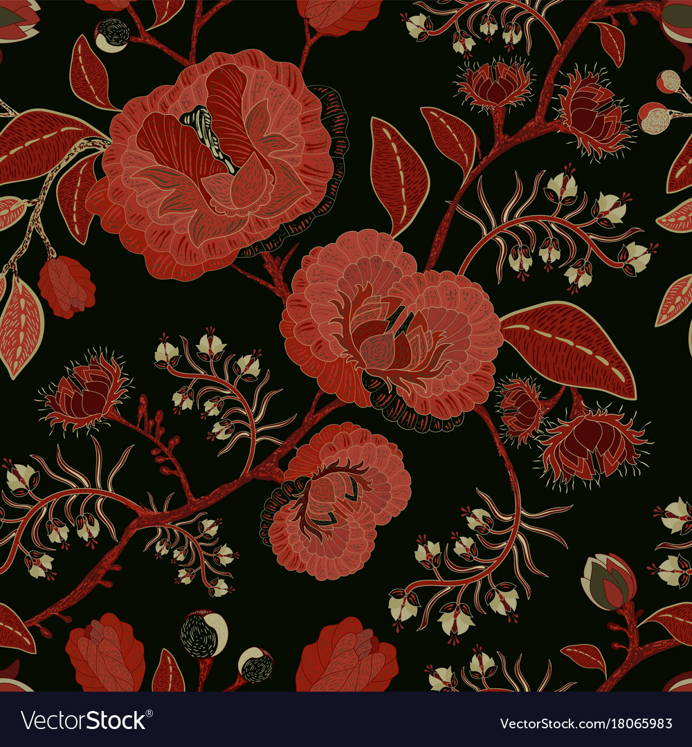 Seamless nature pattern background Royalty Free Vector Image