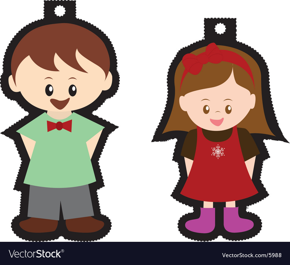 Dolls Royalty Free Vector Image - VectorStock