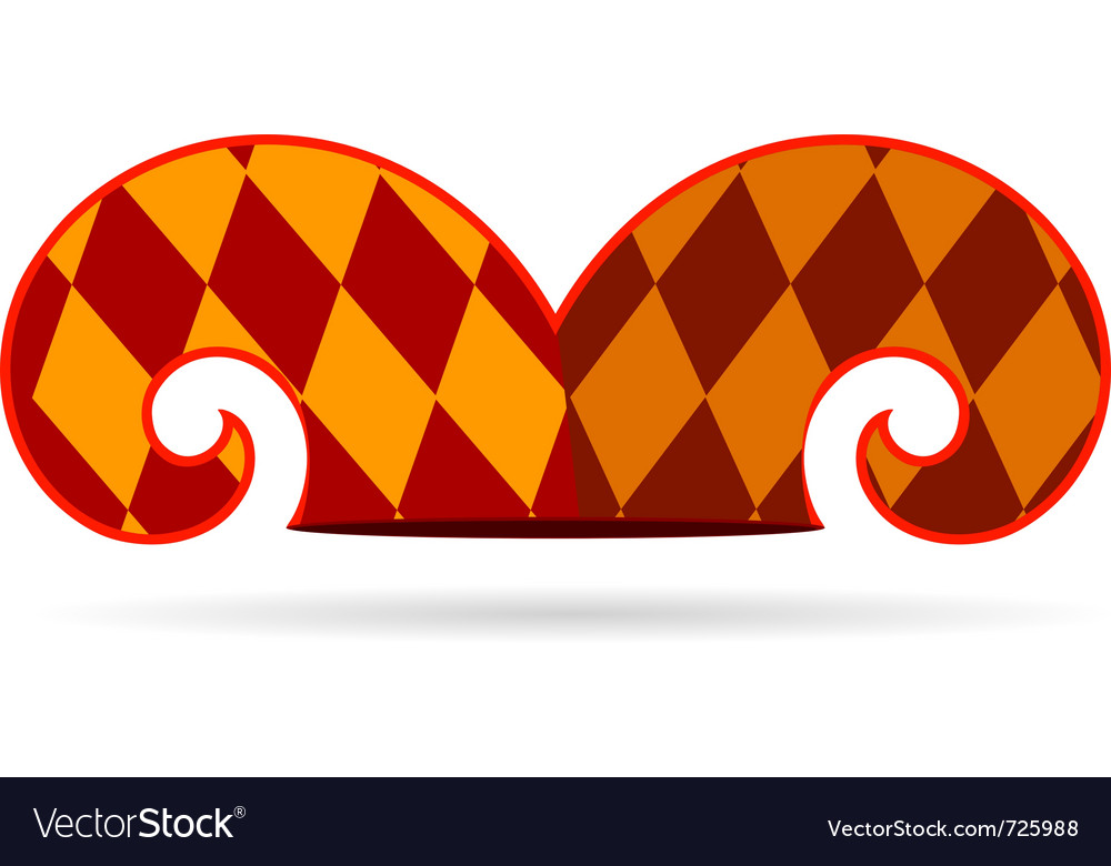 Jester hat Royalty Free Vector Image - VectorStock