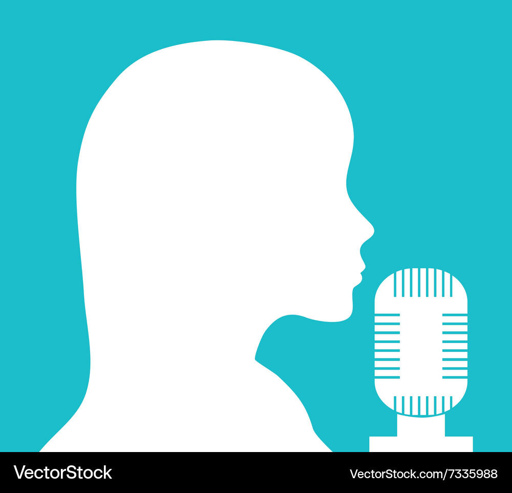 Sound of voice Royalty Free Vector Image - VectorStock