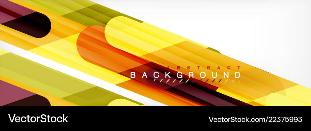 Abstract colorful lines modern geometric Vector Image