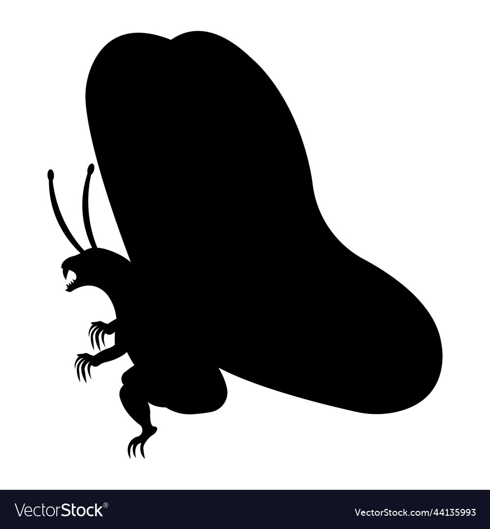 Angry butterfly 1 Royalty Free Vector Image - VectorStock