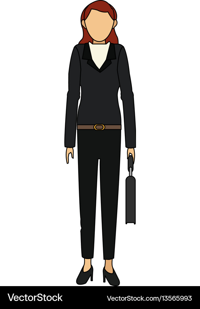 Business woman icon image Royalty Free Vector Image