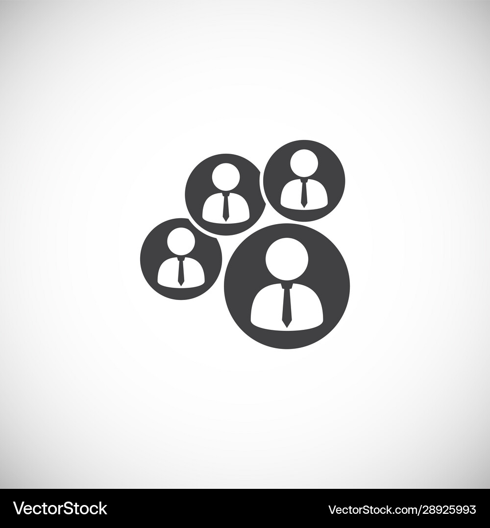 Group business people related icon Royalty Free Vector Image
