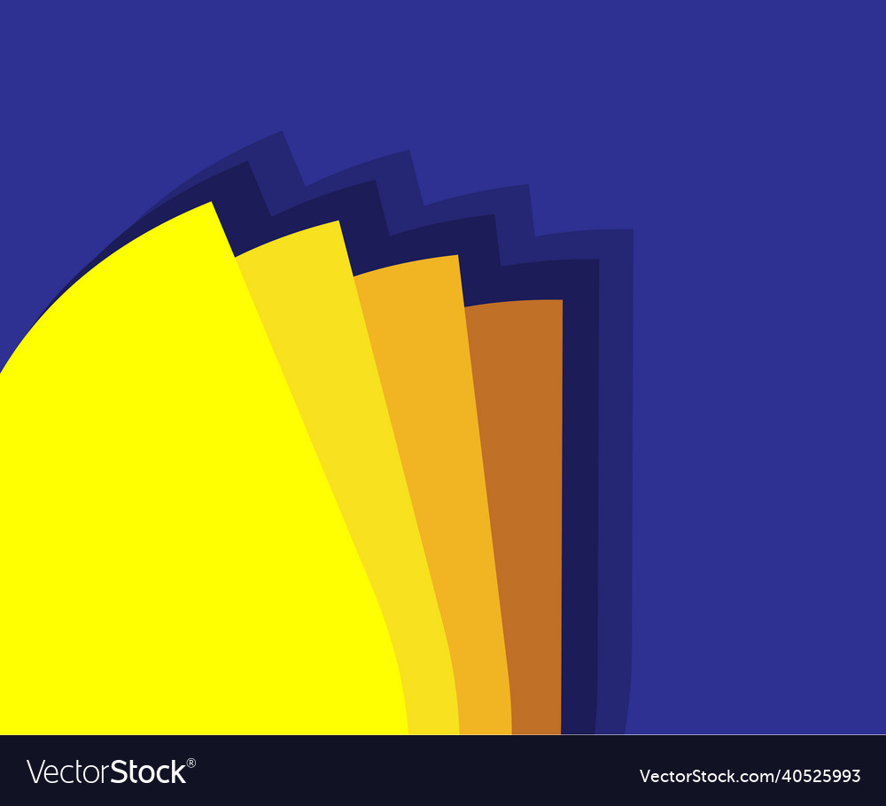 Layered color background Royalty Free Vector Image