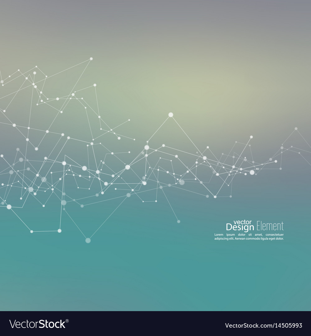 Virtual abstract background Royalty Free Vector Image