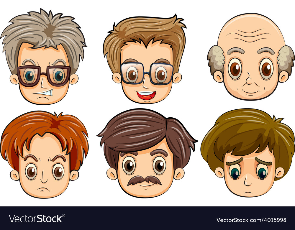 Faces Royalty Free Vector Image - VectorStock