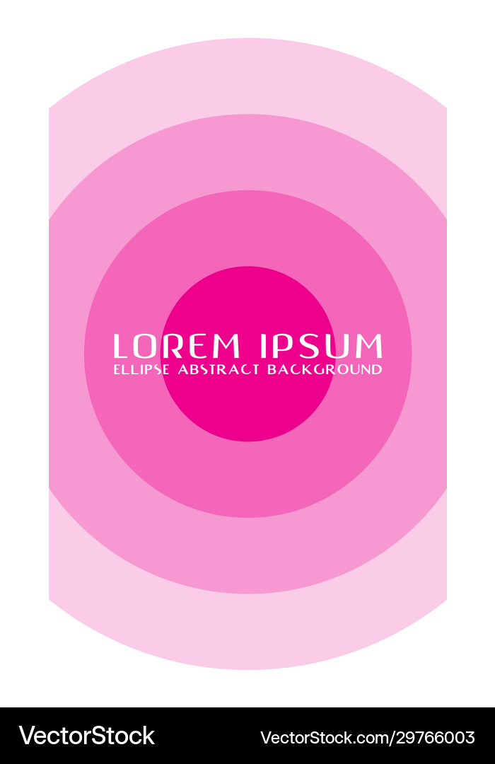 Ellipse abstract background portrait Royalty Free Vector