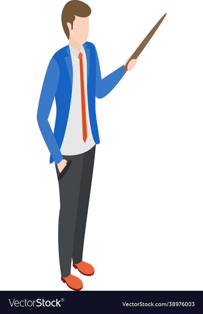 Male teacher avatar Royalty Free Vector Image - VectorStock