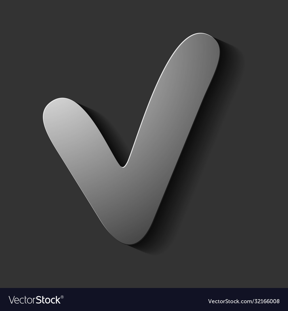 Check mark Royalty Free Vector Image - VectorStock