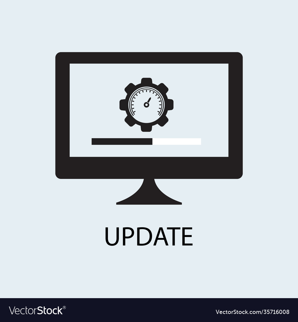 Data update Royalty Free Vector Image - VectorStock