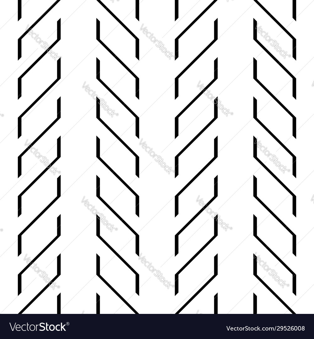 Design seamless monochrome zigzag pattern Vector Image