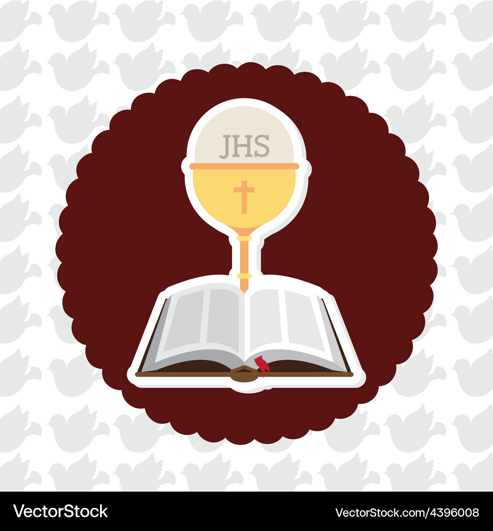 First communion Royalty Free Vector Image - VectorStock