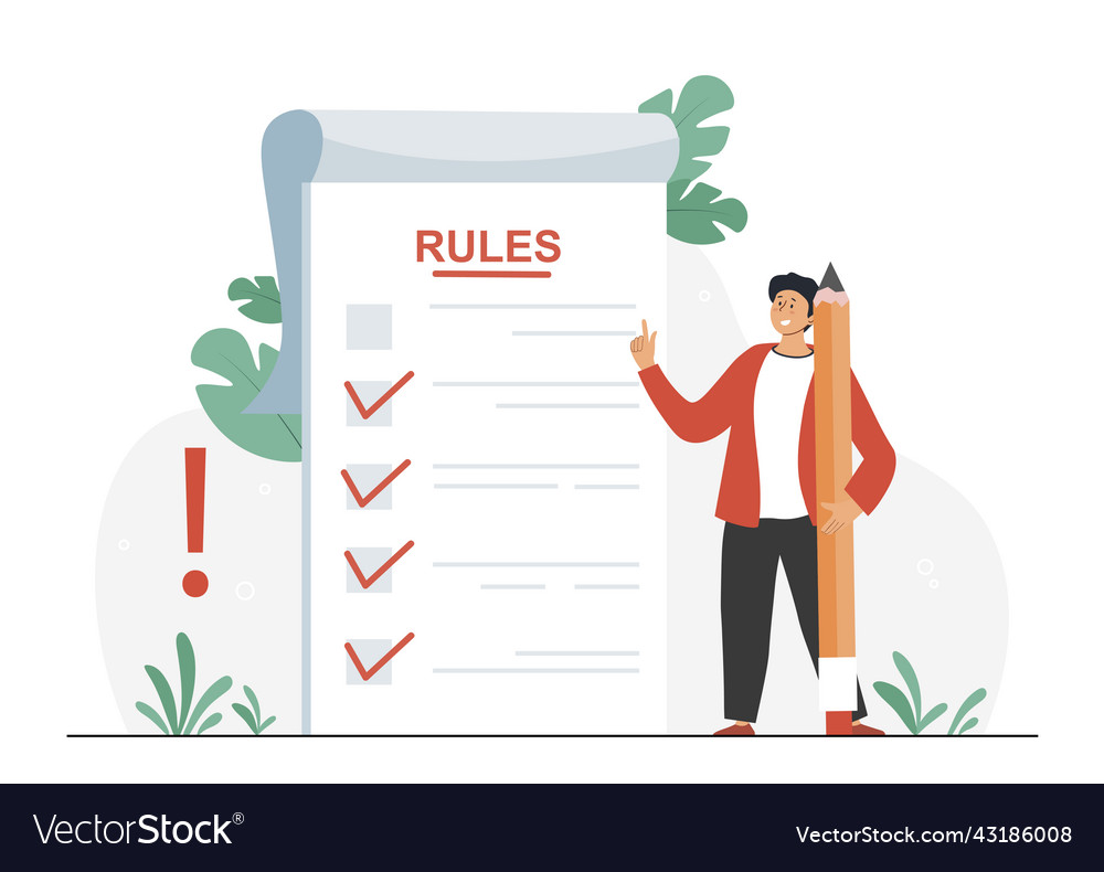 List Of Rules And Regulations Royalty Free Vector Image list-of-rules-and-regulations-royalty-free-vector-image