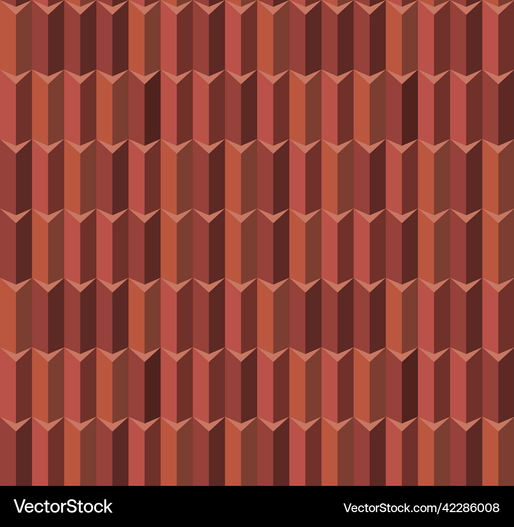 Seamless tile roof textured pattern of repeat Vector Image