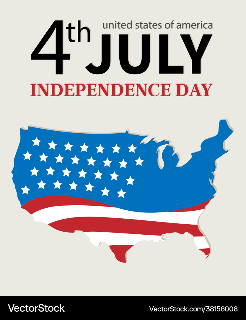 Usa independence day banner Royalty Free Vector Image