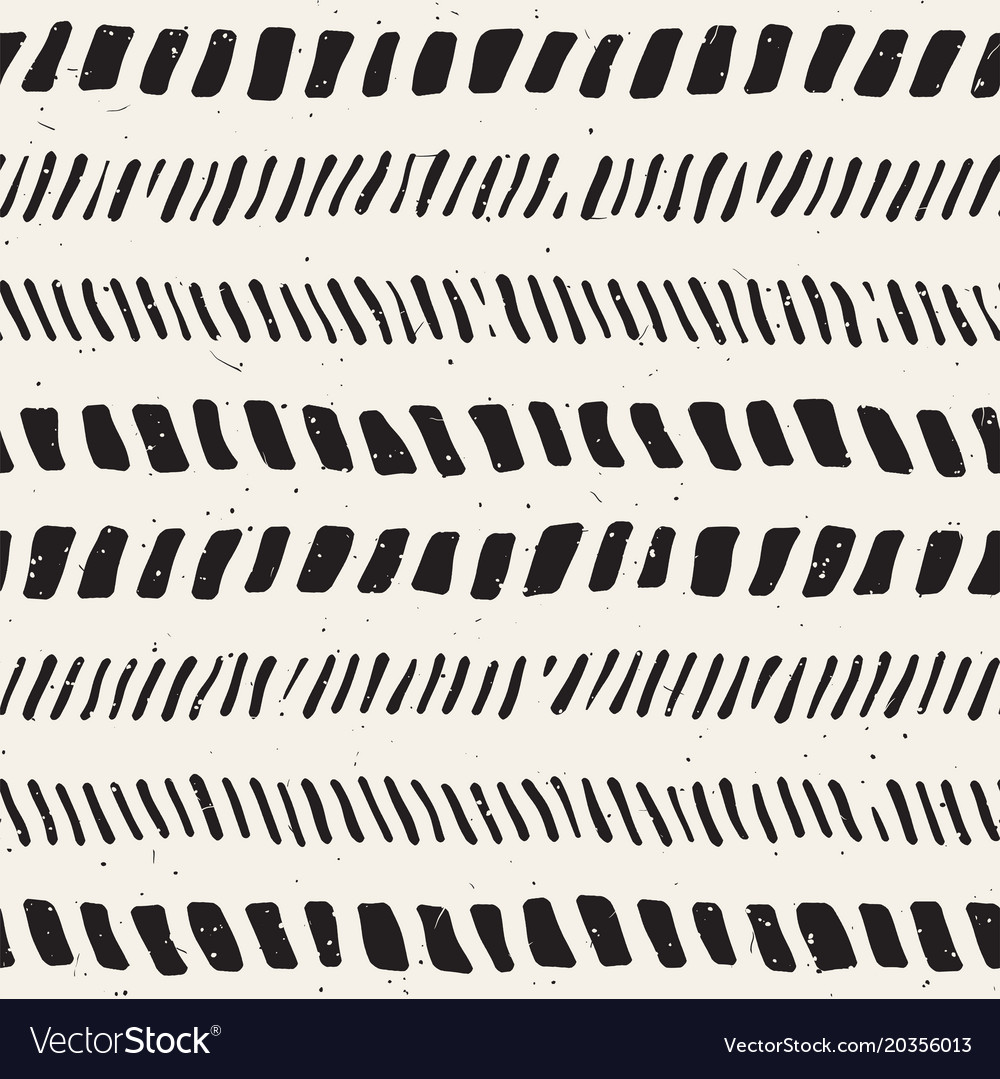 Hand drawn style seamless pattern abstract Vector Image