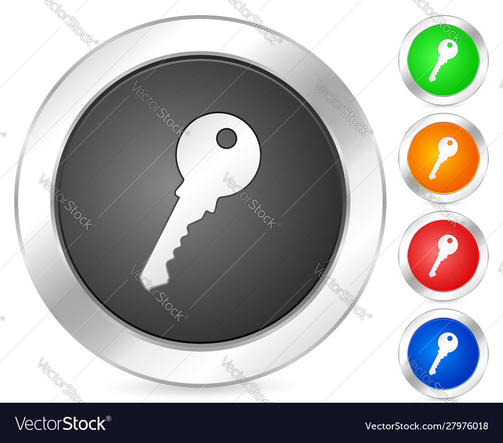 Computer icon key Royalty Free Vector Image - VectorStock