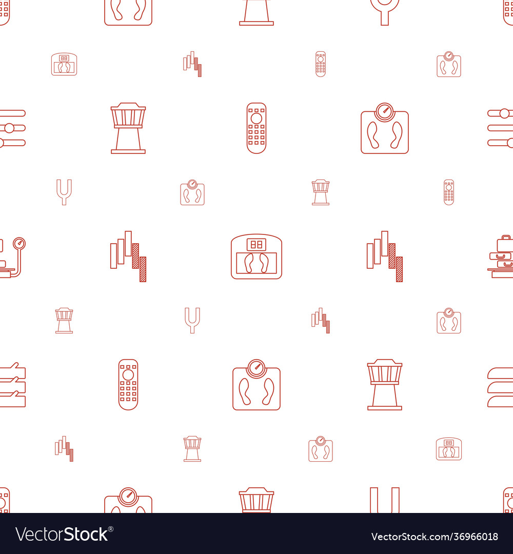 Control icons pattern seamless white background Vector Image
