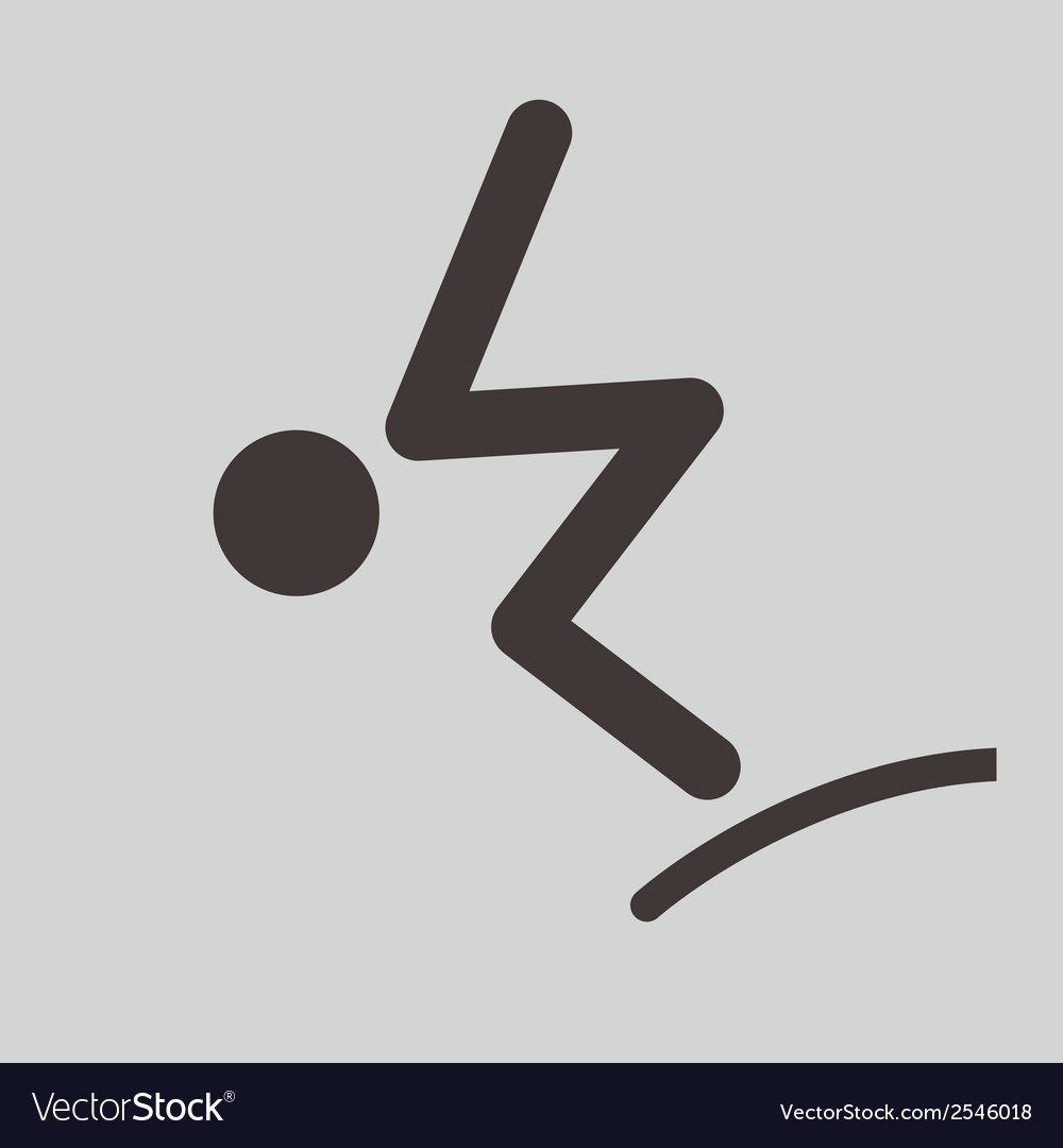 Diving icon Royalty Free Vector Image - VectorStock