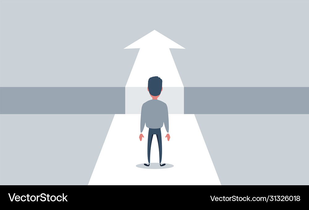 Overcoming Obstacles & Strategy Royalty Free Vector