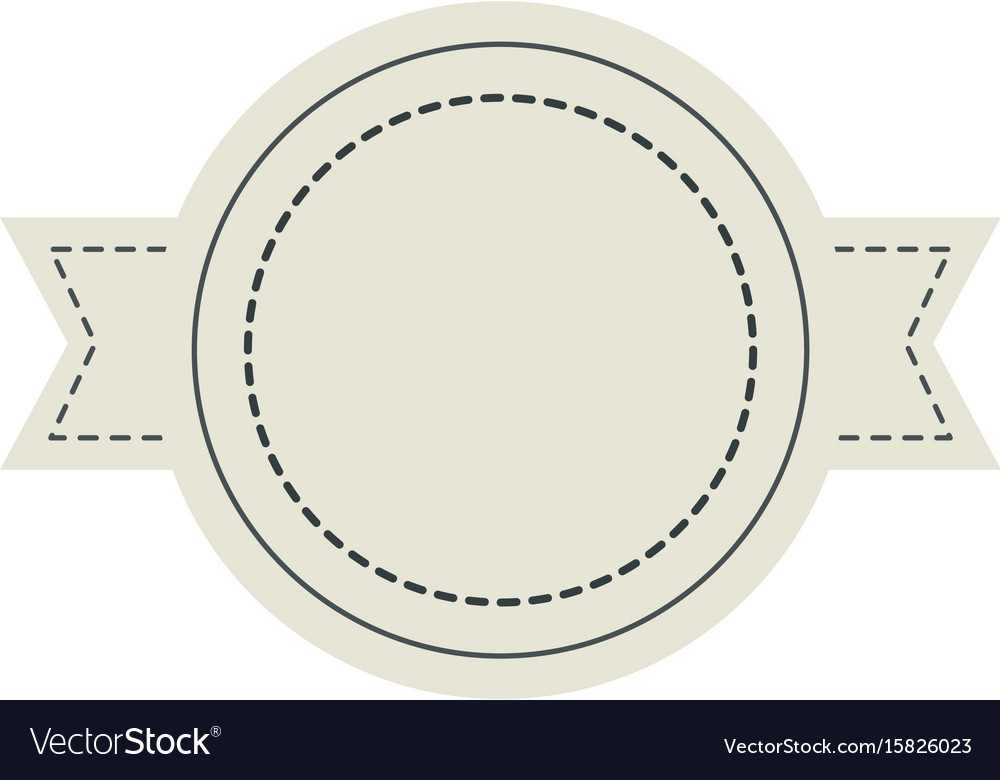 Decorative Blank Label Royalty Free Vector Image