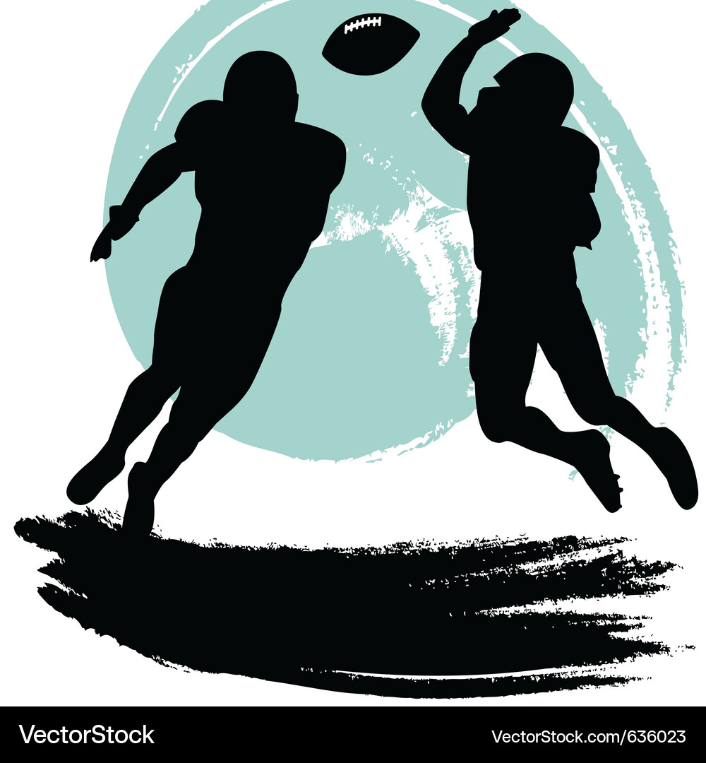 Football players Royalty Free Vector Image - VectorStock
