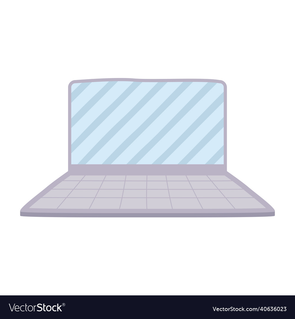 Laptop computer device Royalty Free Vector Image