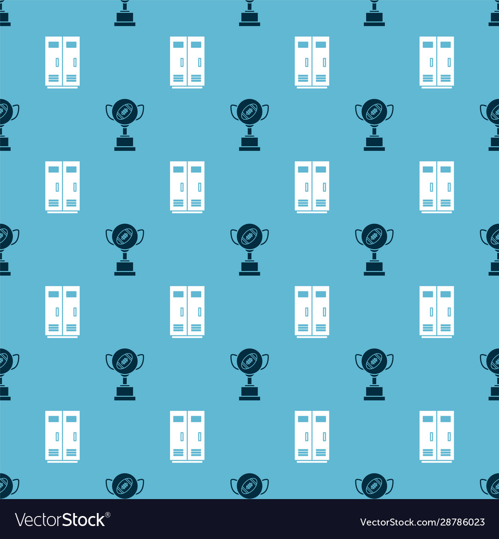 Set award cup and american football ball Vector Image Set award cup and american football ball Vector Image